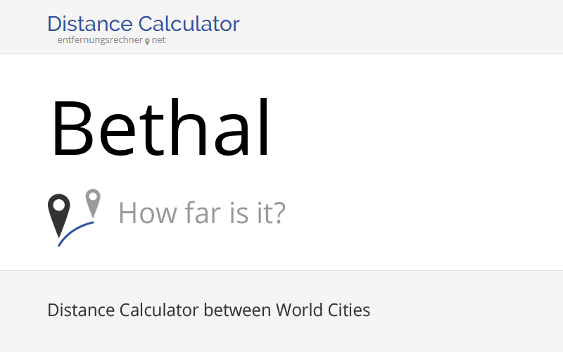 Where is Bethal, South Africa located? Distance, Country & Map