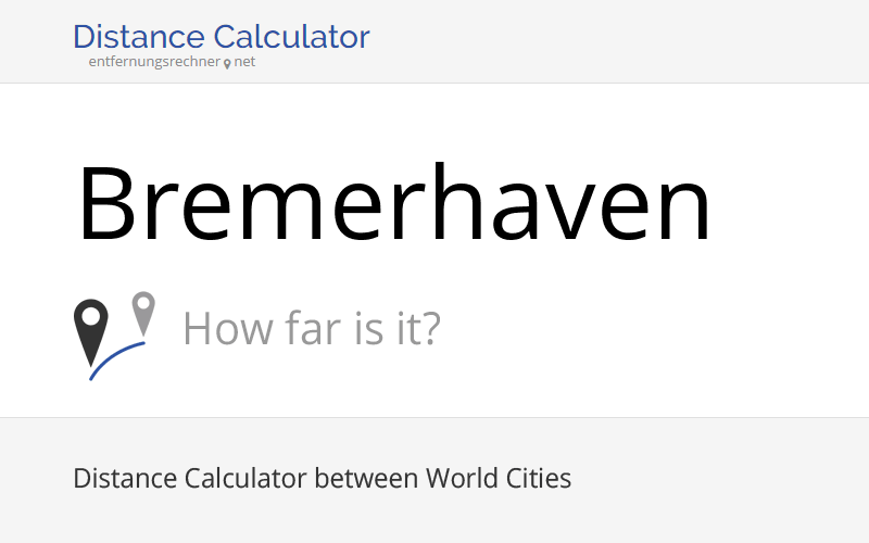 Where is Bremerhaven, Germany located? Distance, Country & Map