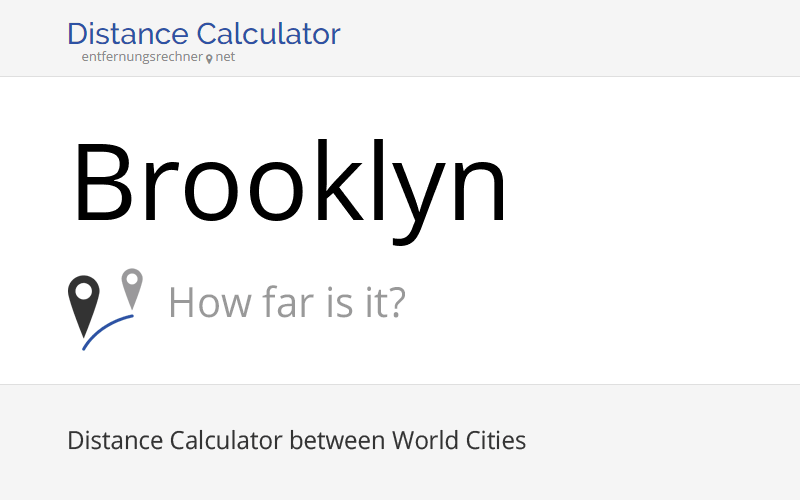 Where is Brooklyn, United States located? Distance, Country & Map