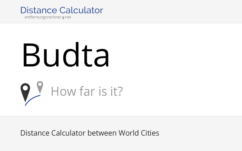 Where is Budta, Philippines located? Distance, Country & Map