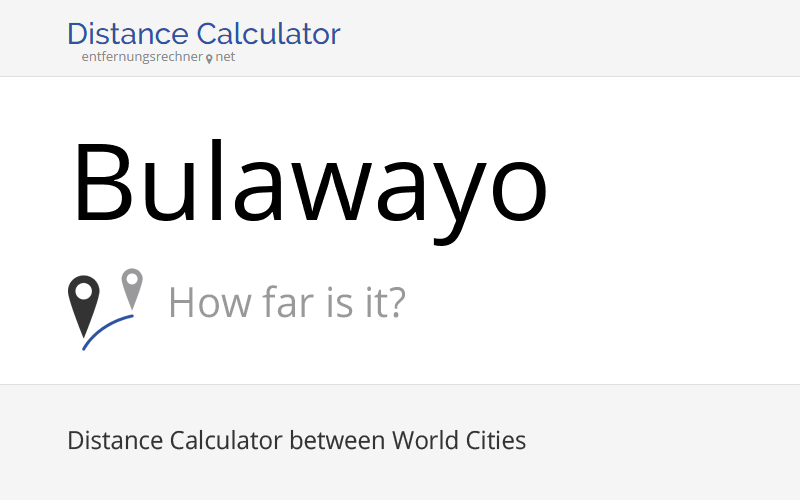 Where is Bulawayo, Zimbabwe located? Distance, Country & Map