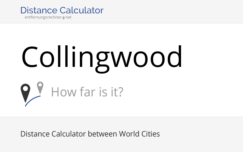 Where is Collingwood, Canada located? Distance, Country & Map
