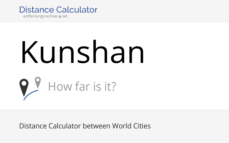 Where is Kunshan, China located? Distance, Country & Map