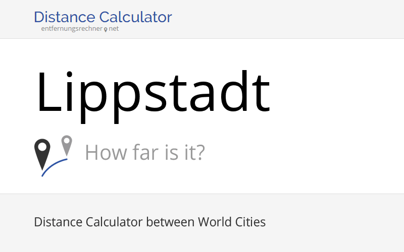 Where is Lippstadt, Germany located? Distance, Country & Map