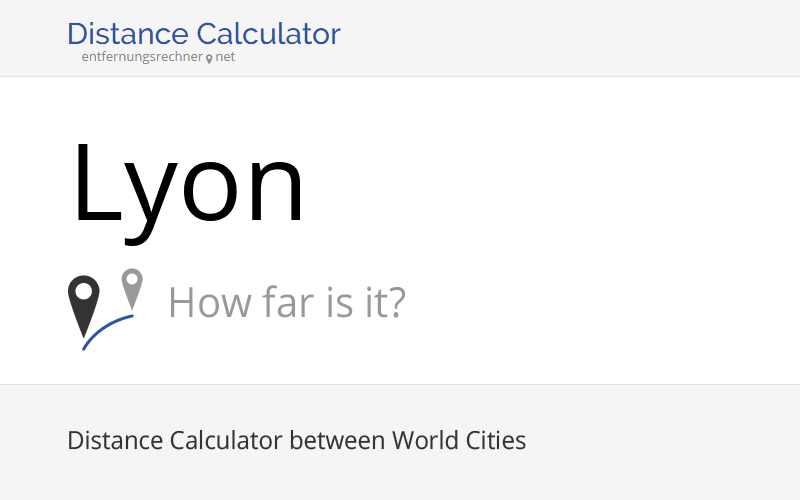 Where is Lyon, France located? Distance, Country & Map