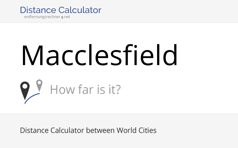 Where is Macclesfield, United Kingdom located? Distance, Country & Map