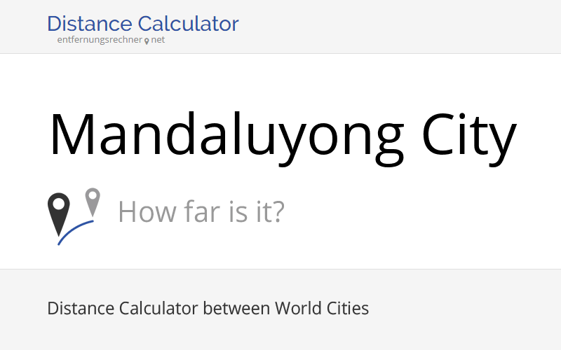 Where is Mandaluyong City, Philippines located? Distance, Country & Map