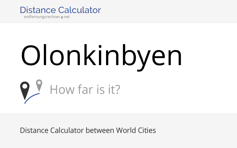 Where is Olonkinbyen, Svalbard and Jan Mayen located? Distance, Country ...