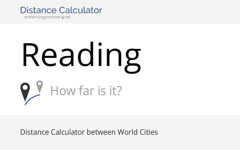 Where is Reading, United Kingdom located? Distance, Country & Map